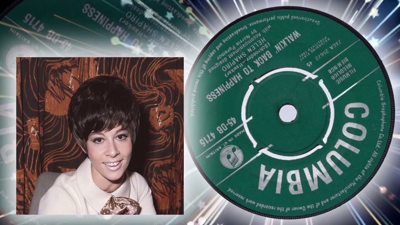 Helen Shapiro - Walkin' Back To Happiness - YouTube