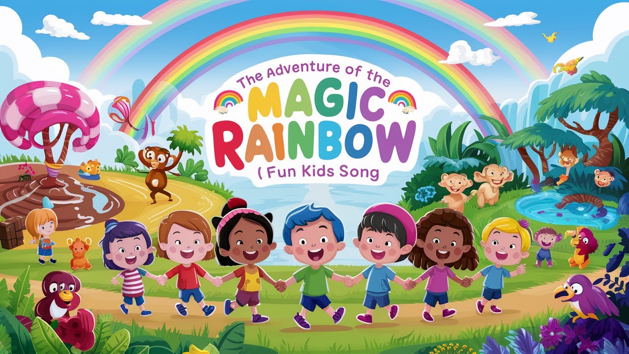 The Adventure of the Magic Rainbow | Fun Kids Song About Adventure and ...