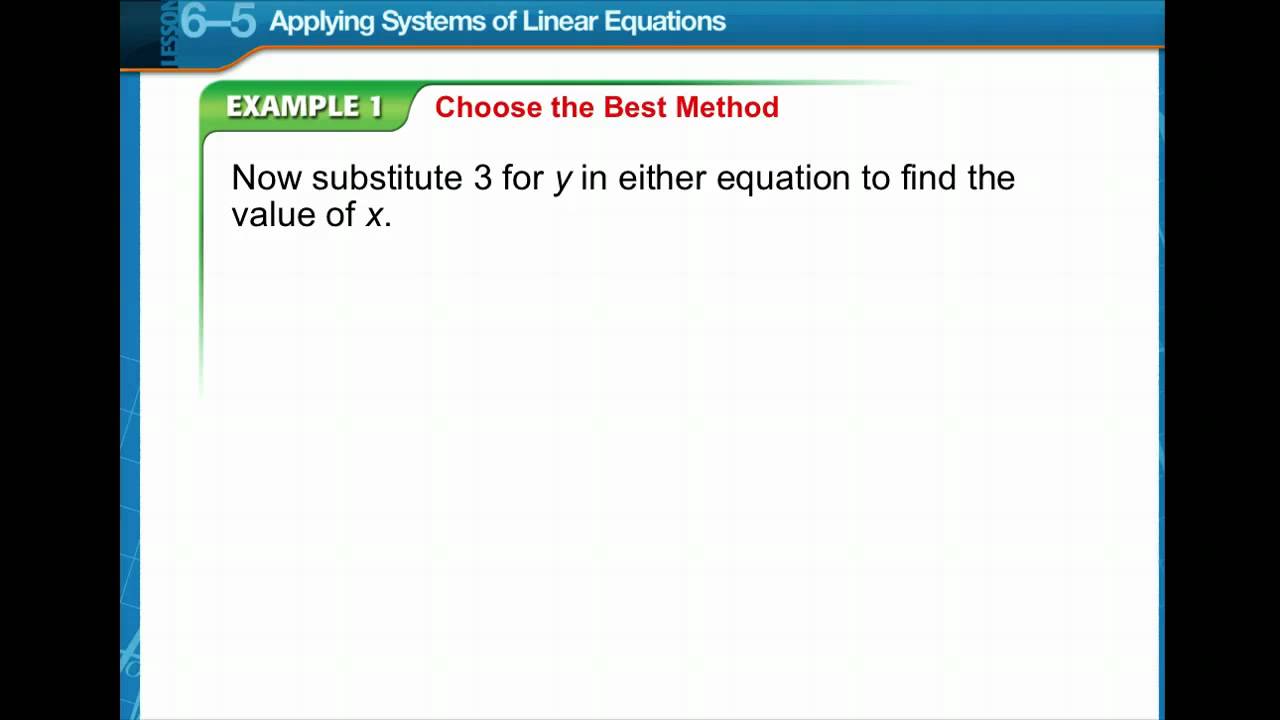 Applying Systems Of Linear Equations YouTube applying-systems-of-linear-equations-youtube