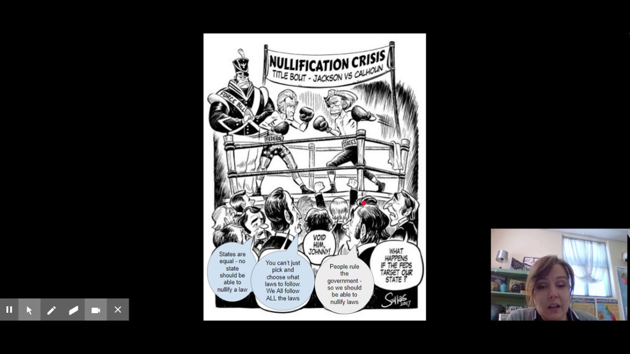 REED Jackson & Calhoun Boxing Political Cartoon - YouTube