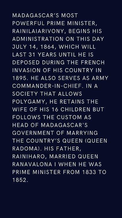 Today In History July 14, 1864 #todayinafrikanhistory - YouTube