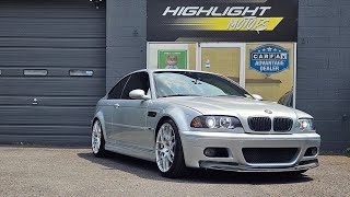 SOLD 2001 BMW E46 M3 silver 6 speed manual for sale at  Highlightmotors.com Linden NJ 908-947-9970