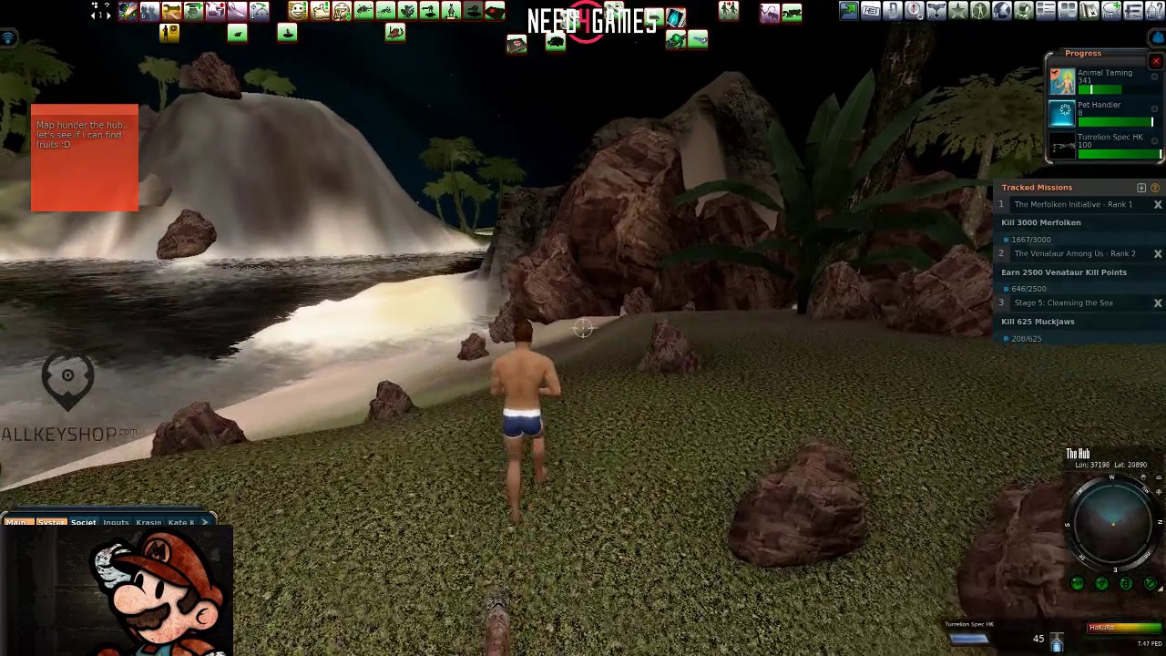 Entropia Universe: Map under the Hub - Cyrene - YouTube