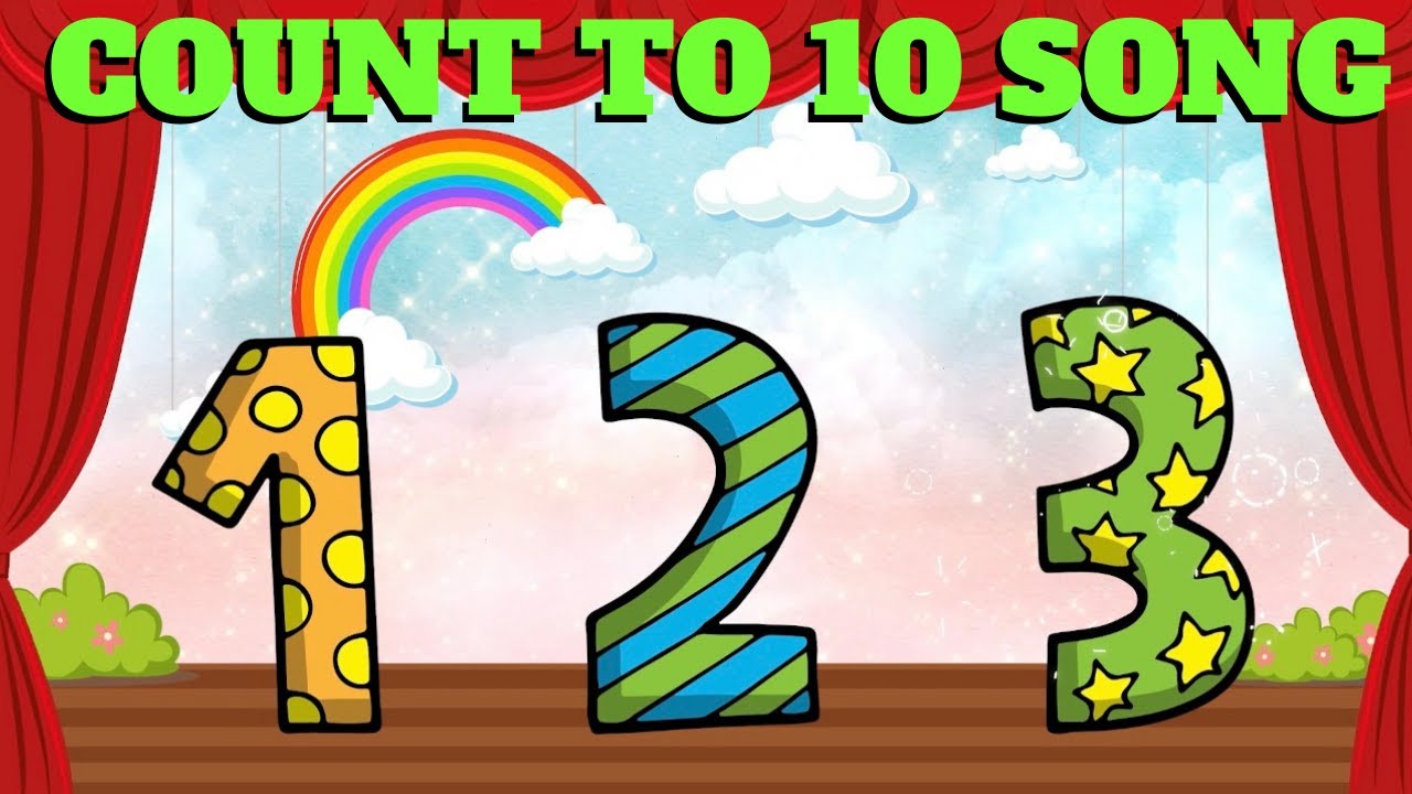 Numbers Song | Learn to Count to 10 | Nursery Rhymes | Toddler Learning ...