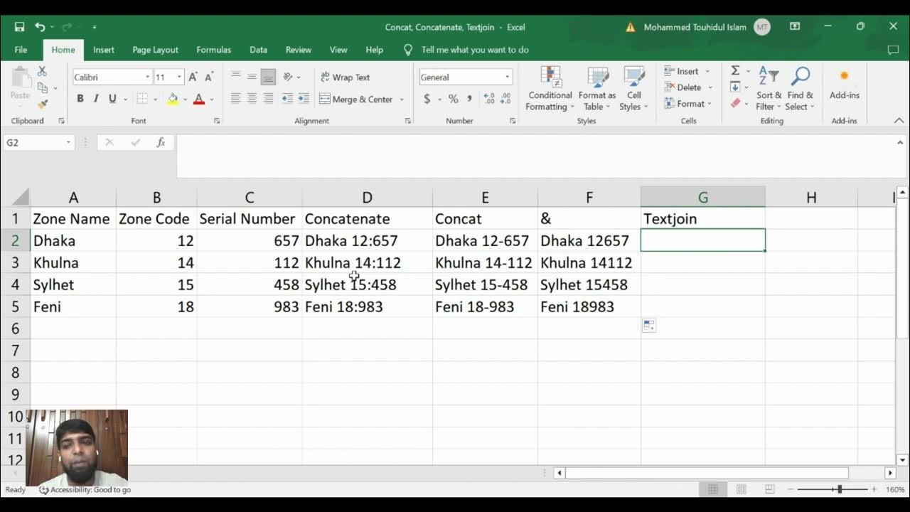 Concat, Concatenate, Textjoin - YouTube