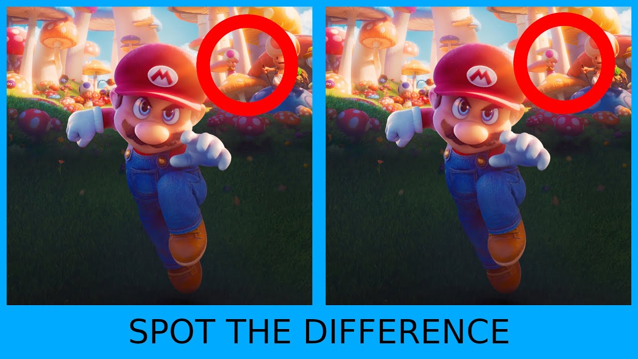 SPOT THE DIFFERENCE PUZZLE GAME | SUPER MARIO BROS. (PART2) - YouTube