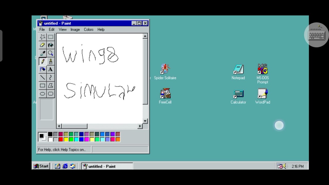 Windows 98 simulator on Android - YouTube