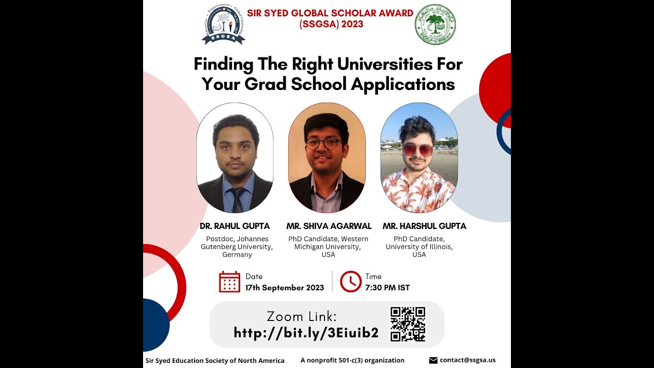 Grad Application: Finding the Right Universities - YouTube