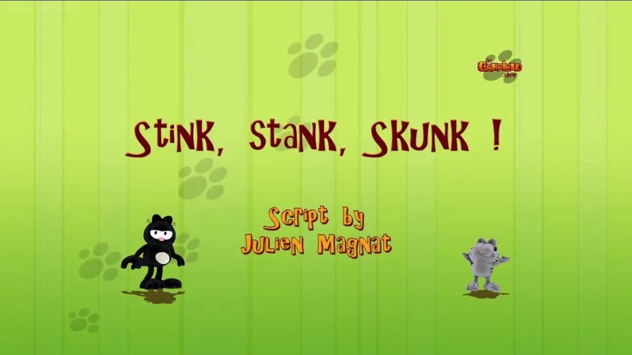 The Garfield Show | EP205 - Stink, Stank, Skunk! - YouTube