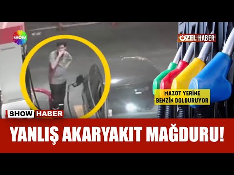 Mazotlu araca benzin koydular!