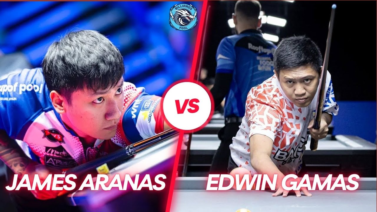 🔴BILLIARDS | JAMES ARANAS VS EDWIN GAMAS | RACE 17 - YouTube