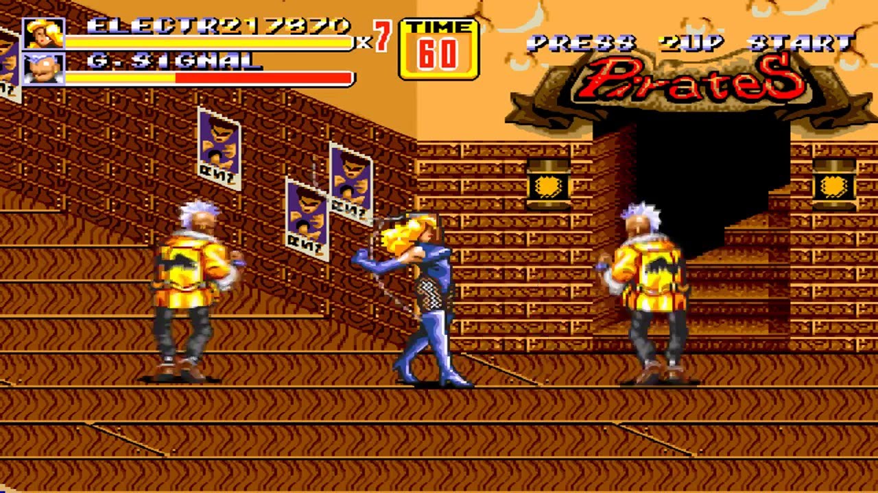 Streets of Rage 2 - Electra playthrough - YouTube