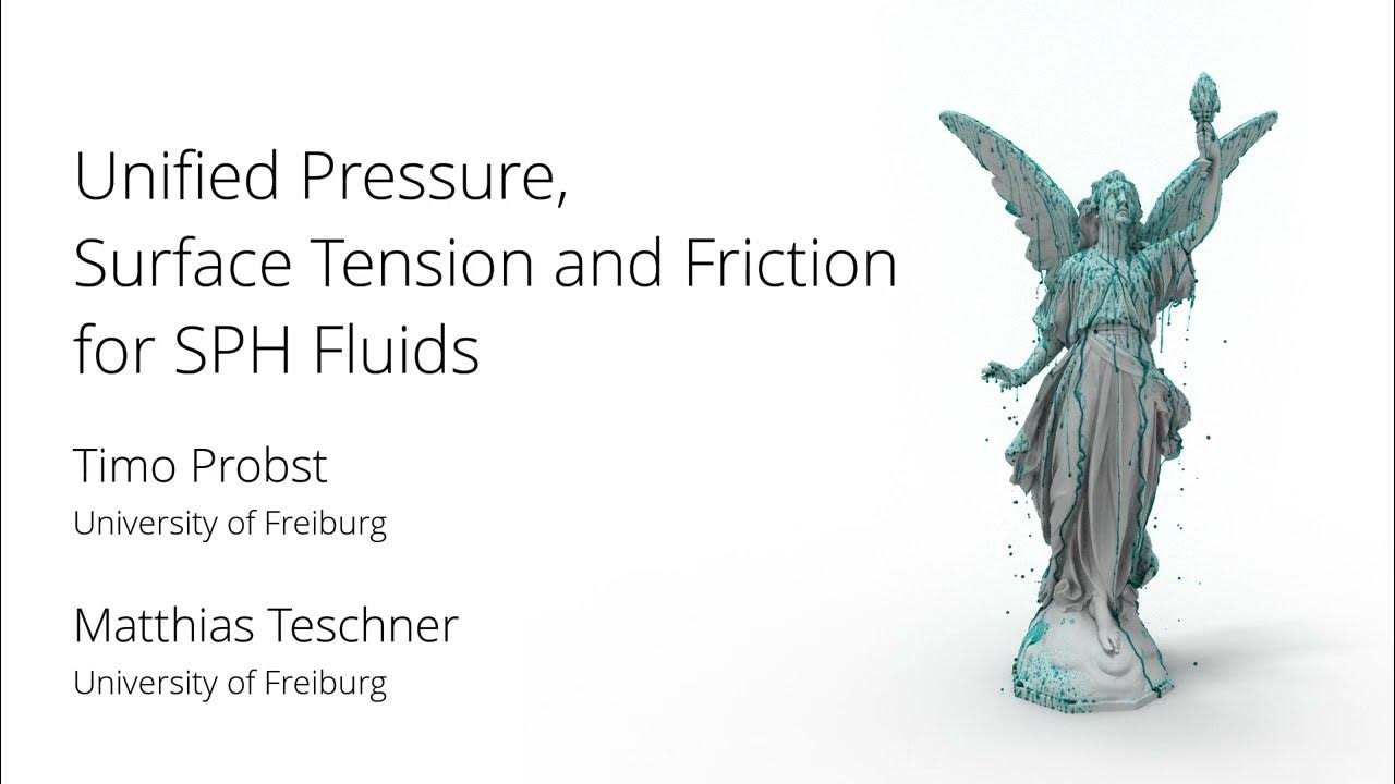 Interlinked SPH Unified Pressure, Surface Tension and Friction for SPH Fluids - YouTube