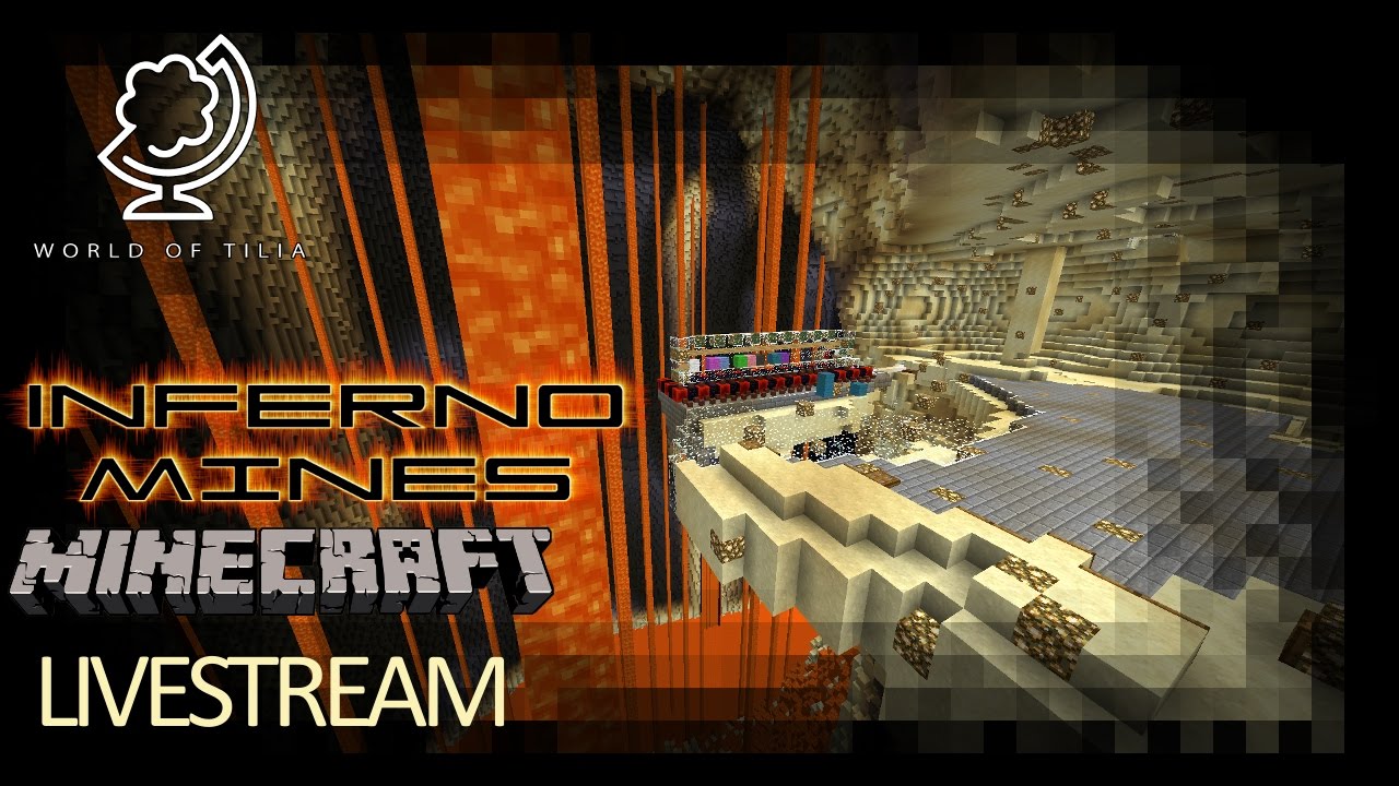 Minecraft: Inferno Mines (Livestream 5) - YouTube