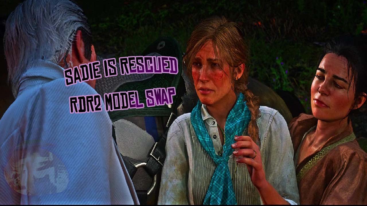Sadie Is Rescued From Milton*MODEL SWAP MOD*(Red Dead Redemption 2) PC ...