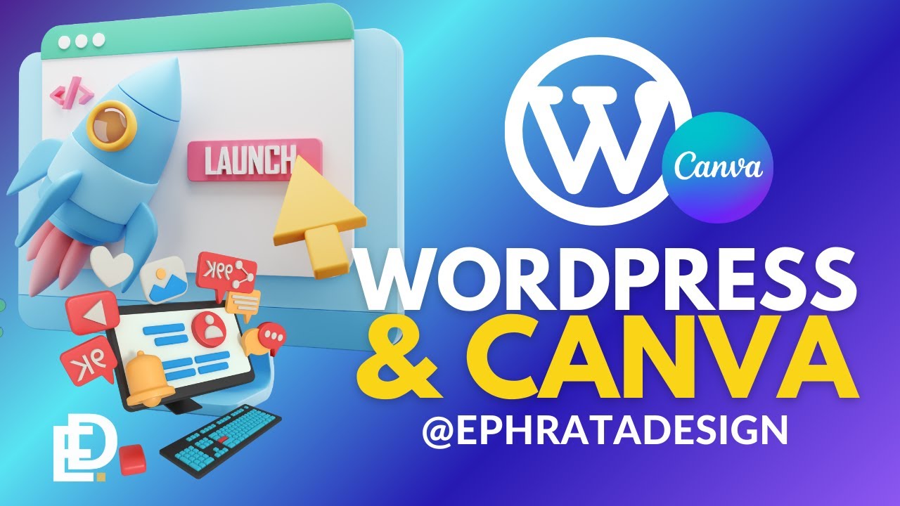 Comment intégrer un site internet Canva dans WordPress (suite) - YouTube