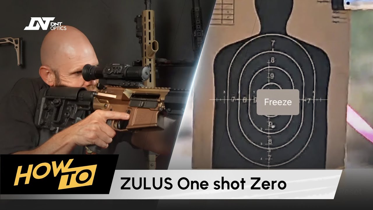 How to Zero the DNT ZULUS with the APP - YouTube