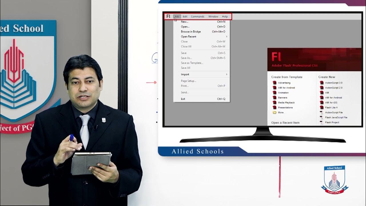 Class 8 - Computer Studies - Chapter 6 - Lecture 1 - Introduction to Flash - Allied Schools ...