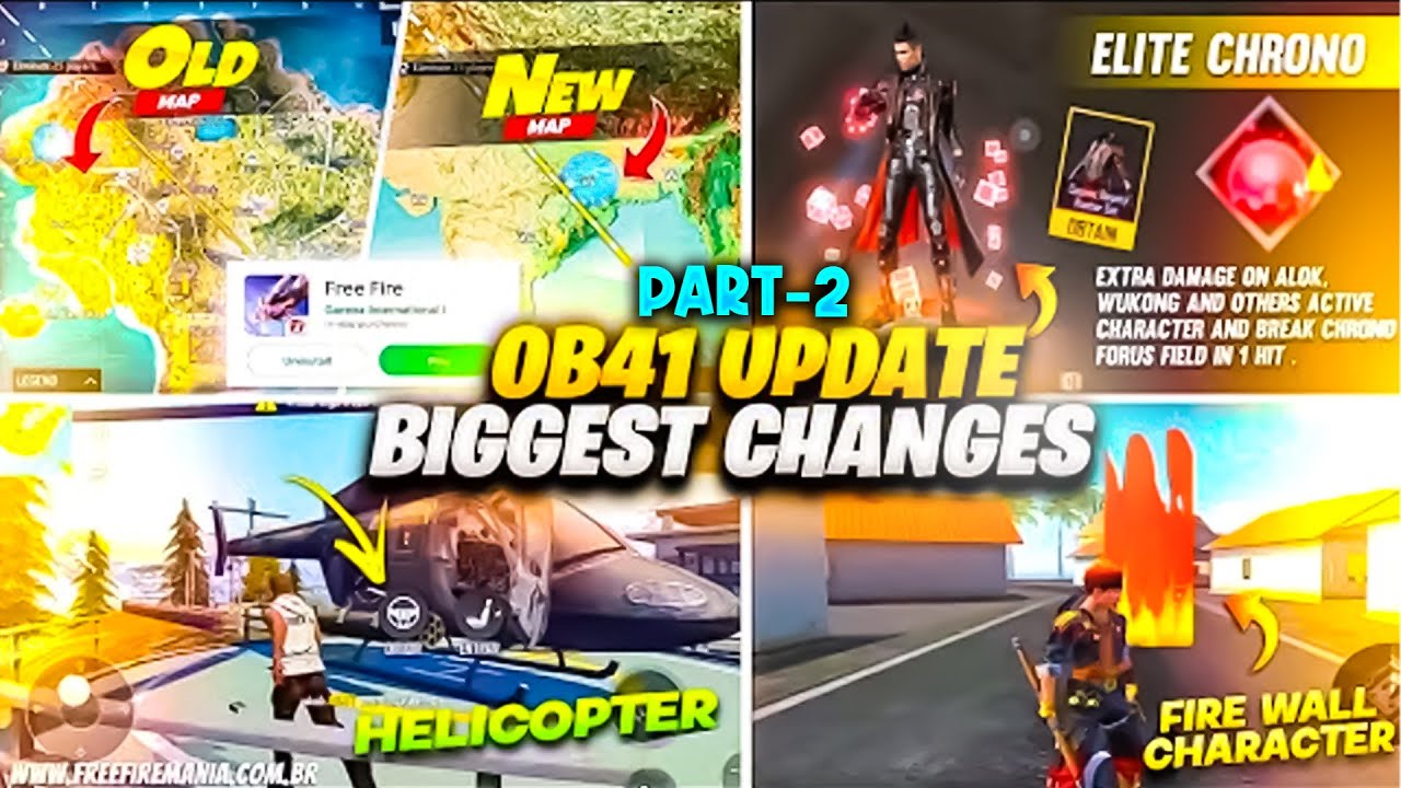 PART-2 TOP 25 CHANGES AFTER OB41 UPDATE IN FREE FIRE 😱| OB41 UPDATE ...