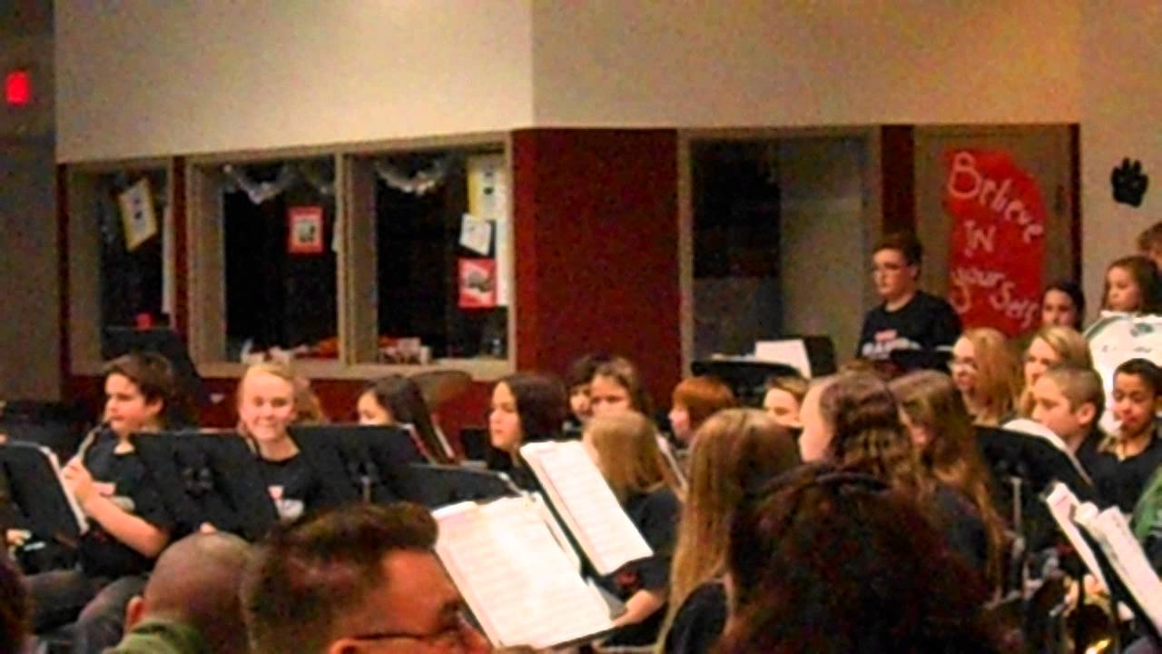 KPMS beginning bands January Performance - YouTube