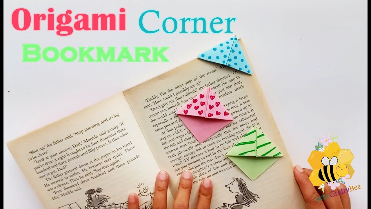 Origami Bookmark Tutorial: How To Make An Origami Bookmark Tutorial ...