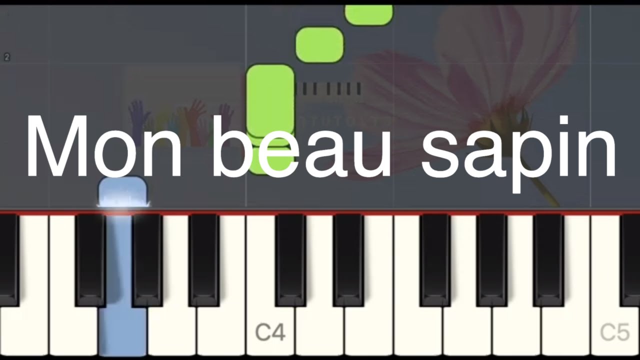 Tradition - Mon beau sapin - Very easy piano tuto Chords - Chordify