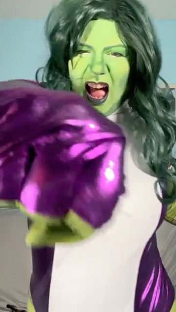 2 Hours of She-Hulk make up in 1 minute! - YouTube