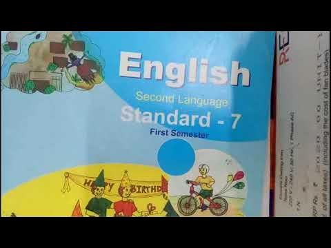 std 7 English Text book Unit 1 activity 9, 10. - YouTube