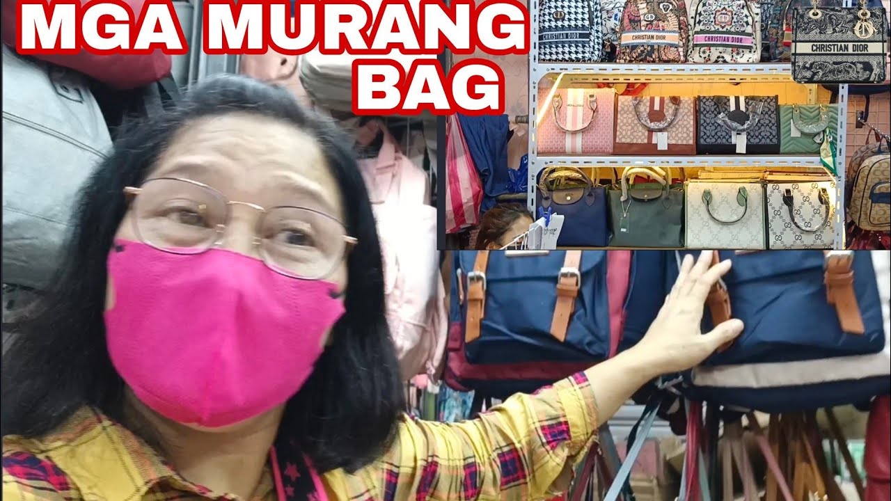 BAGSAK PRESYO NG MGA BAG WHOLESALE /RETAIL PRICE STALL NO. / FB PAGE ...