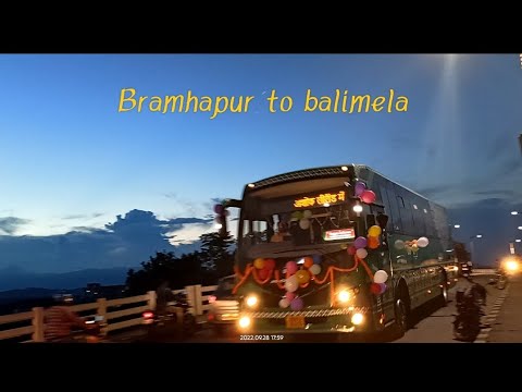 OSRTC bus service started berhampur to balimela luxury AC bus - YouTube