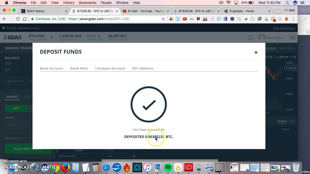 HOw to Transfer from Coinbase to GDAX and reduce fees!! - YouTube