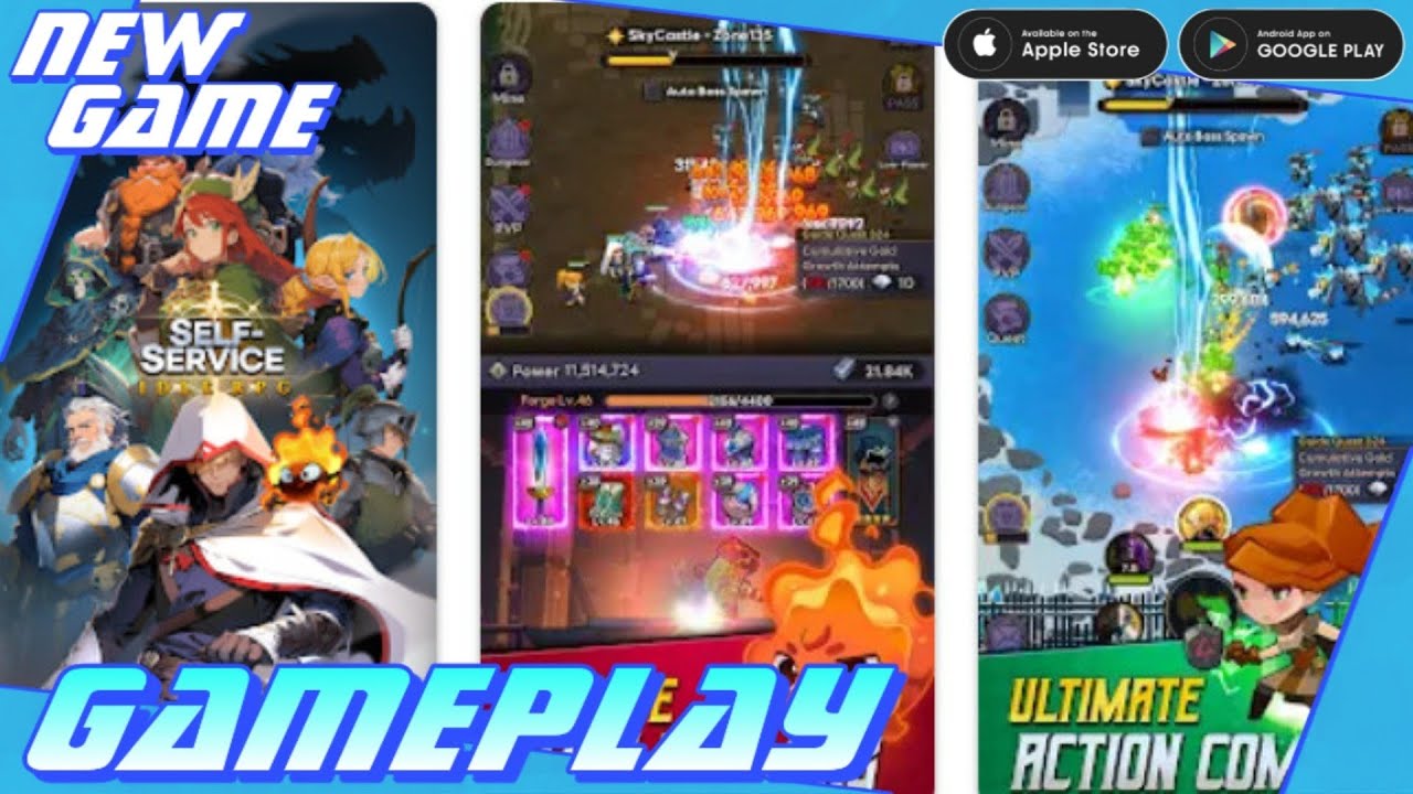 [ New Game ] Self-Service Knight : idle RPG Gameplay - Android iOS Game ...