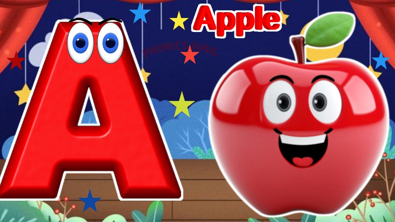ABC Song / ABC Phonics Song / A for Apple /Tiny Tots /Kiddos Study Zone ...