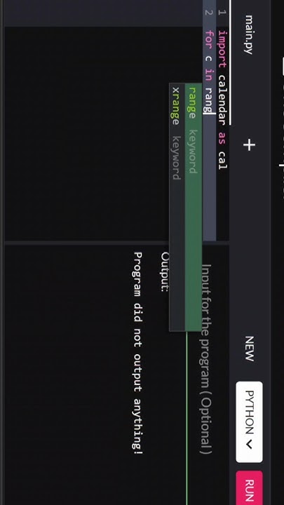 Program Of Make Calendar In Python Programming Python Time Calendar Pythonprogramming