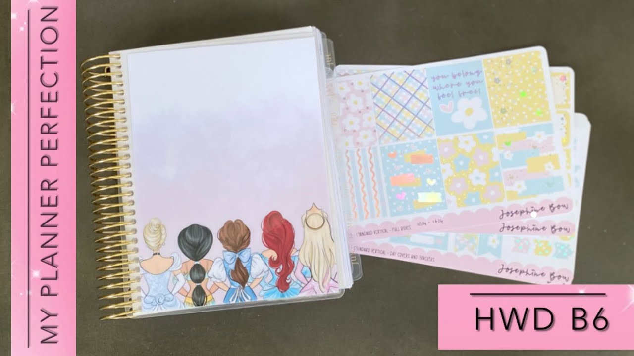 Plan With Me | Harriet Wright Designs B6 | My Planner Perfection - YouTube