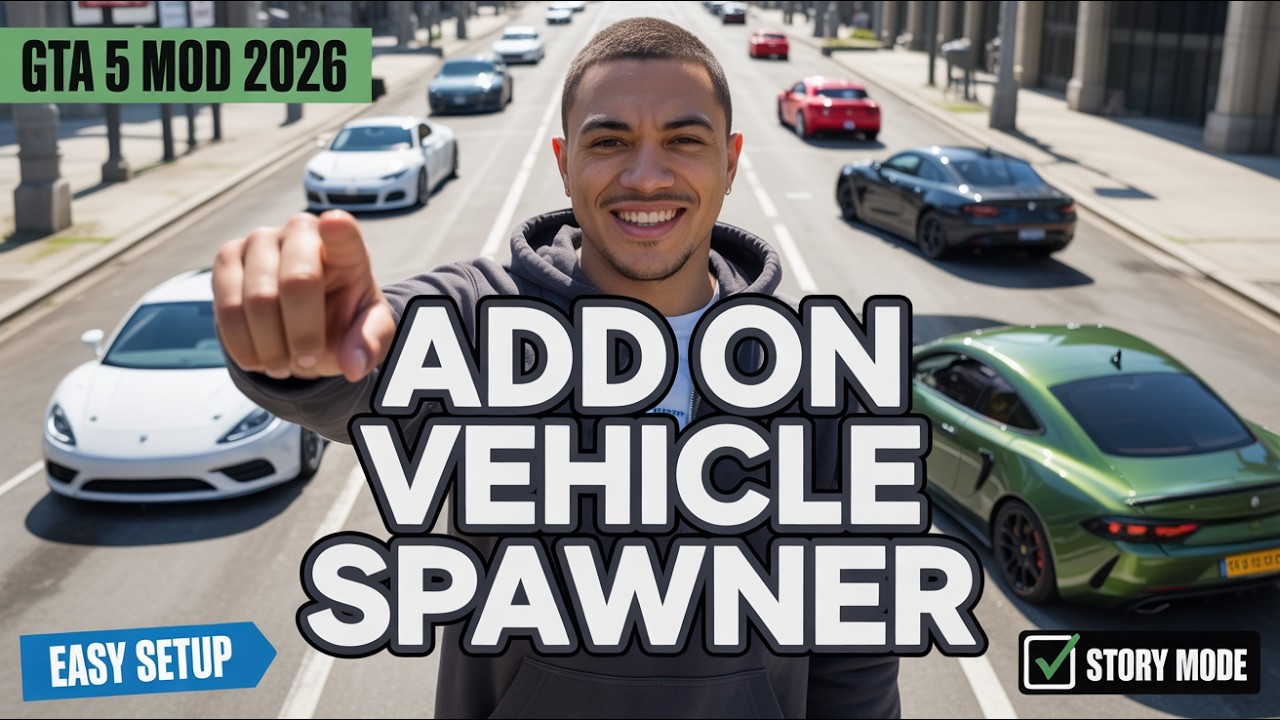 How to Install Add-On Vehicle Spawner in GTA 5 (2026) | Easy Mod Setup ...