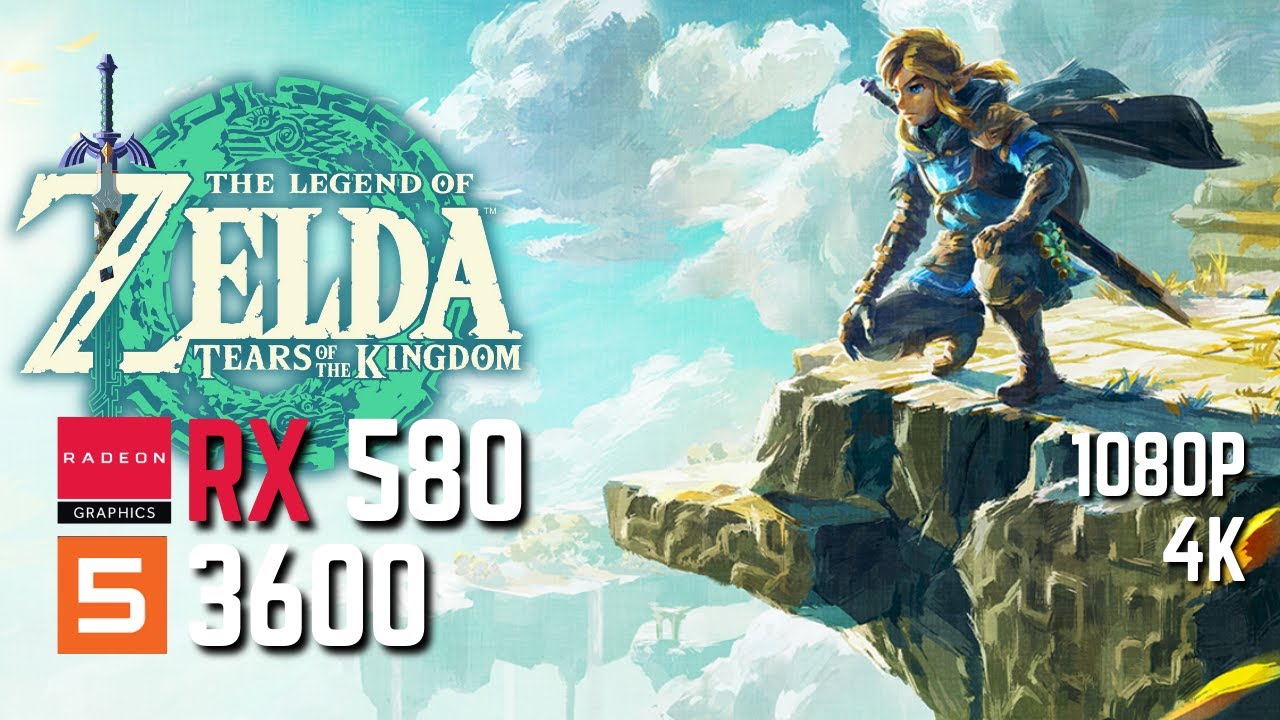 The Legend of Zelda Tears of The Kingdom | 1080P 4K | RX 580 8Gb RYZEN ...