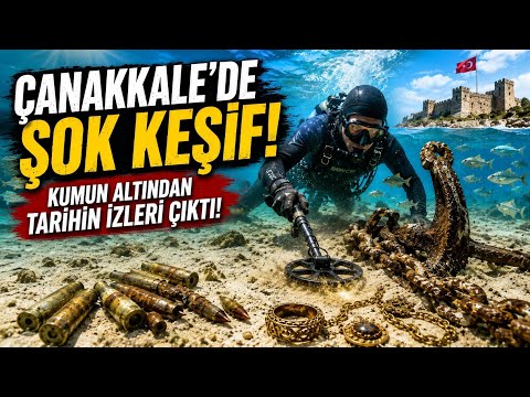 Çanakkale'de Şok eden keşif.Denizin altından çıkanlara inanmayacaksınız 