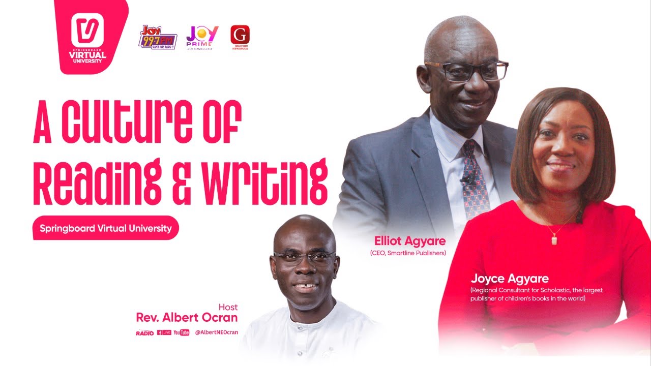 Elliot and Joyce Agyare discuss 'A Culture of Reading and Writing' with ...