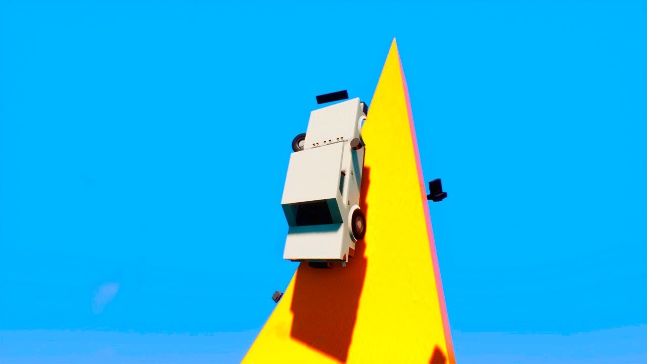 4 Different Lego Ramps Jumps in Shredder | Brick Rigs - YouTube