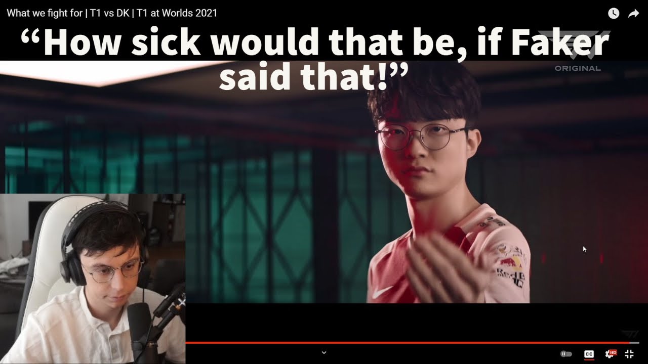 Caedrel Wants FAKER To Say This After Winning Worlds!! - YouTube