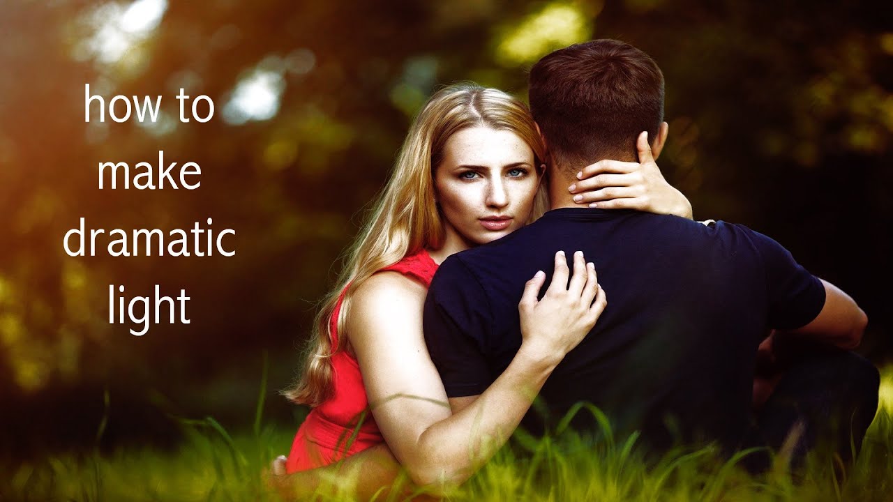 How to make dramatic light- photoshop - YouTube