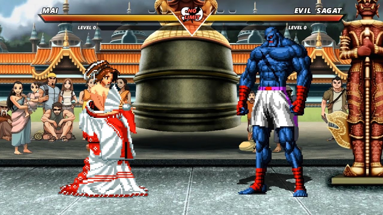 MAI SHIRANUI vs EVIL SAGAT - The most epic fight! - YouTube