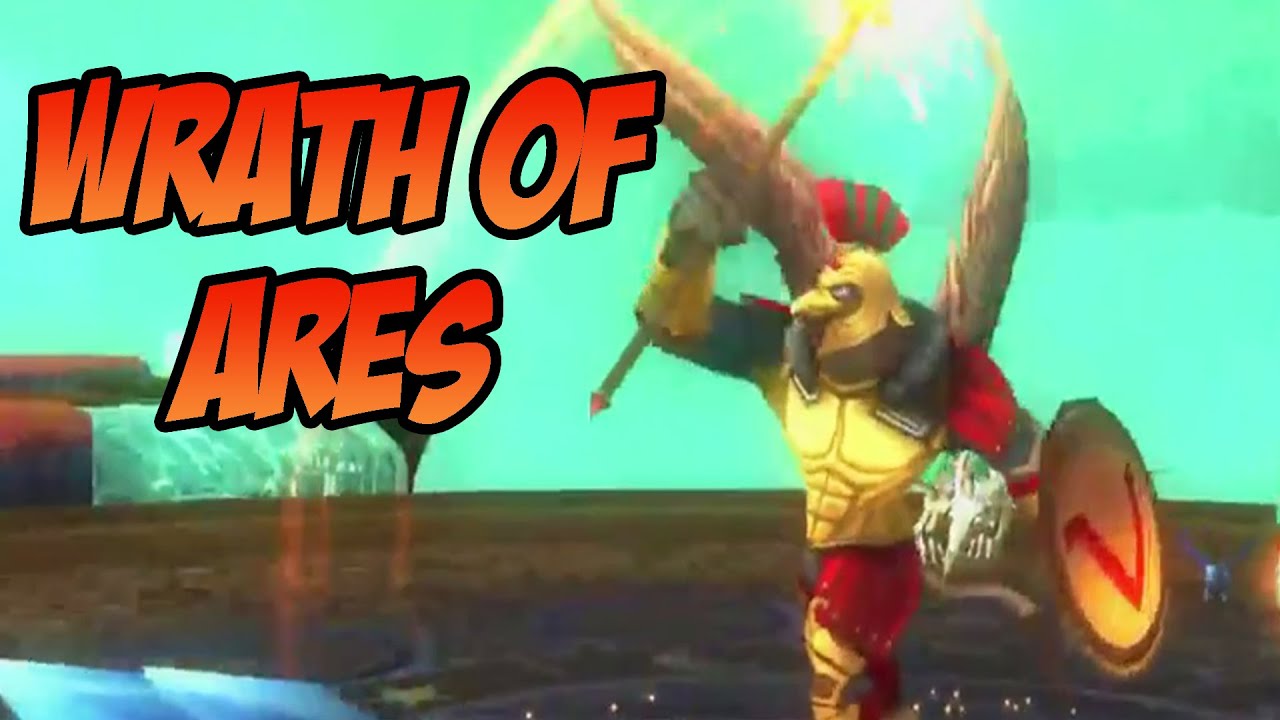Wizard101: NEW Fire Spell - Wrath of Ares - YouTube