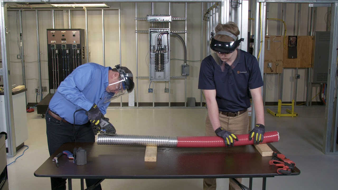 Proper Removal of Armor from Southwire MCHL Cable - YouTube