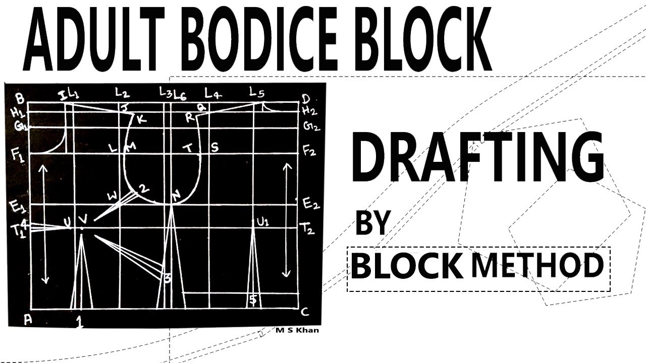 Bodice Block Bodice Block Drafting For Beginners Block Method bodice-block-bodice-block-drafting-for-beginners-block-method
