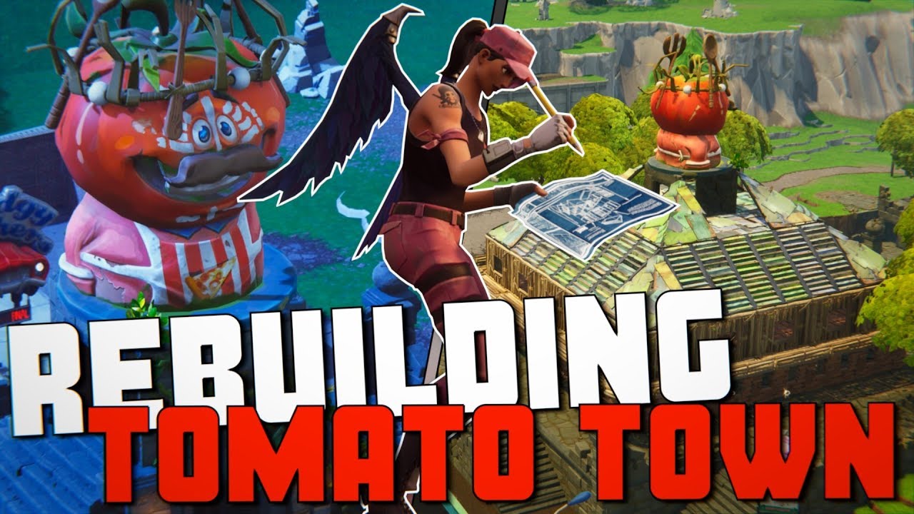 Rebuilding Tomato Temple into Tomato Town - YouTube