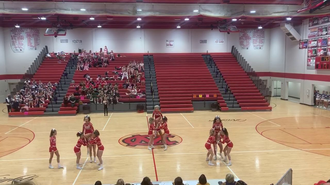 WVSSAC 2019 Region 4 cheer champions Hurricane High School - YouTube