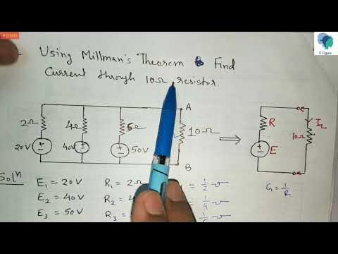 Millman's Theorem problems : numericals - YouTube