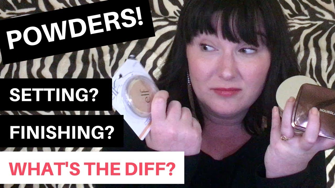 Setting Powder vs Finishing Powder: A different take - YouTube